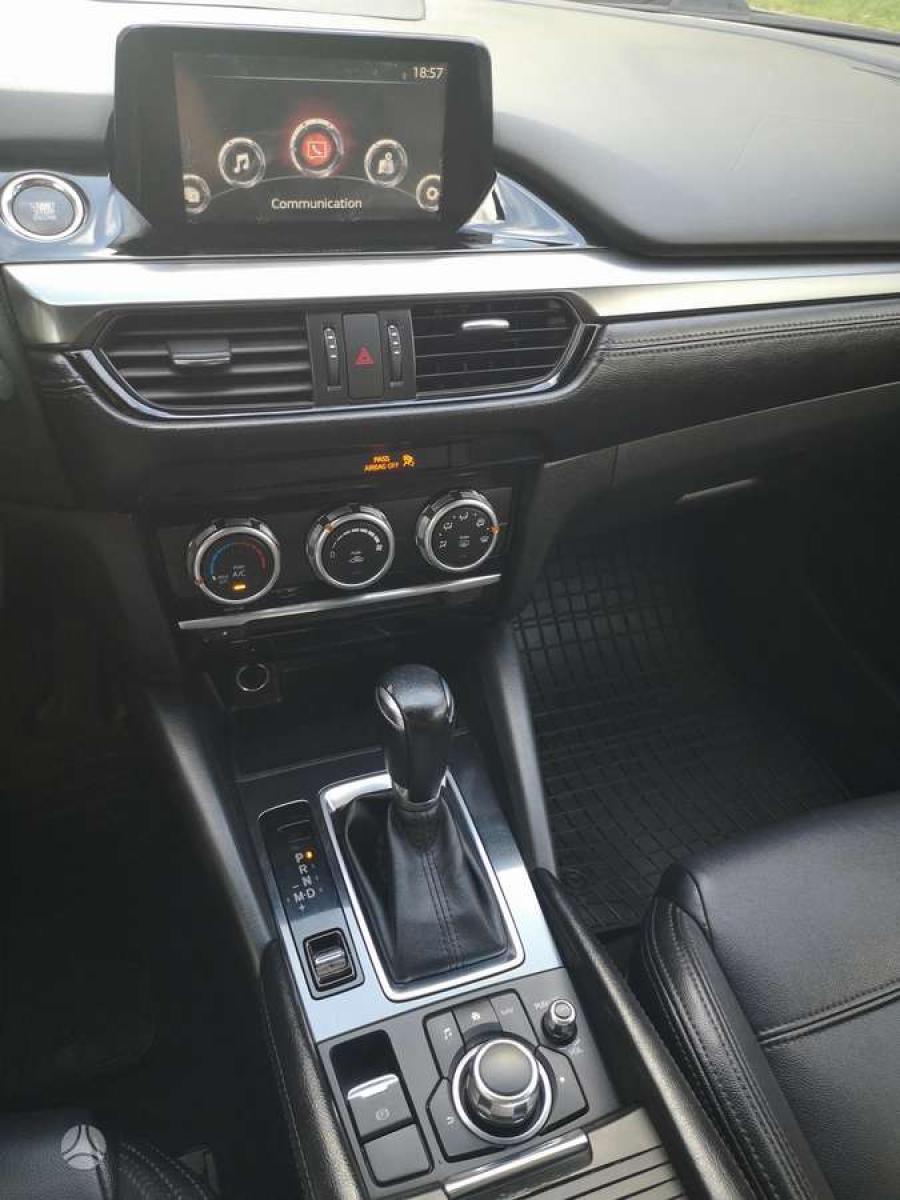 Pelēks Mazda 6 2016 Klaipėda, ar dzinēja tilpumu 2.50 L un nobraukumu 120 tūkst. km par 9900 €, foto 21 vietnē AUTOMOTO.COM.LV