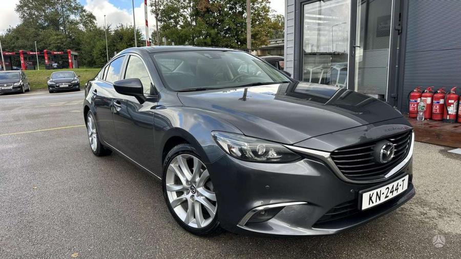 Pelēks Mazda 6 2016 Klaipėda, ar dzinēja tilpumu 2.19 L un nobraukumu 265 tūkst. km par 6450 €, foto 1 vietnē AUTOMOTO.COM.LV