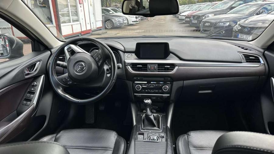 Pelēks Mazda 6 2016 Klaipėda, ar dzinēja tilpumu 2.19 L un nobraukumu 265 tūkst. km par 6450 €, foto 7 vietnē AUTOMOTO.COM.LV