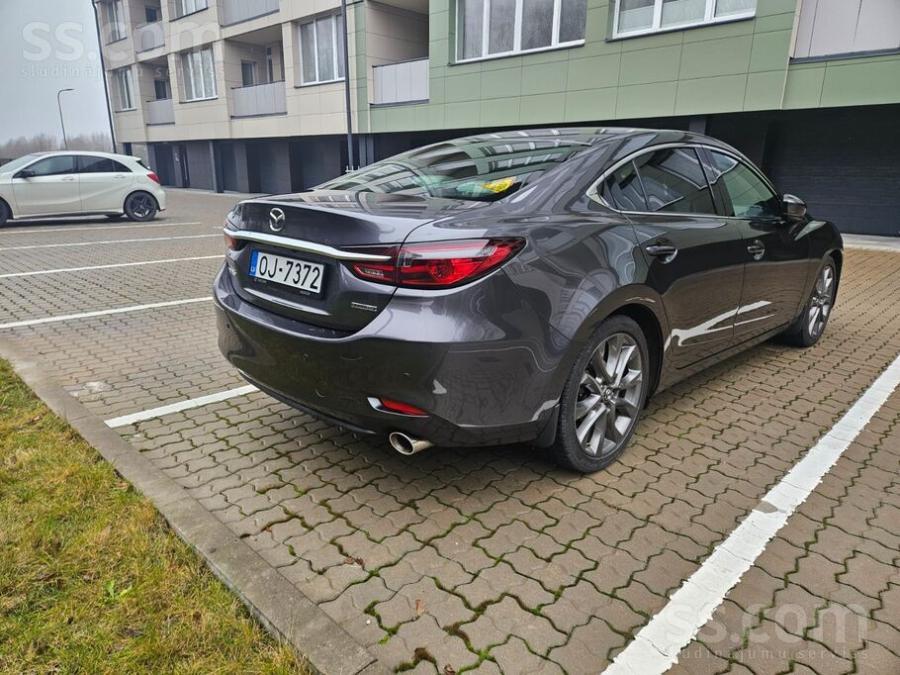 Grey Mazda 6 2019 in Riga, with an engine capacity of 2.50 L and mileage of 174 thousand km for 15800 €, photo 5 on AUTOMOTO.COM.LV