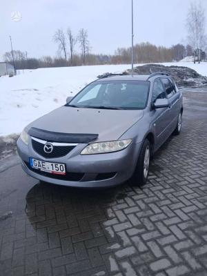 Серый Мазда 6 2004 в Электренай, объемом двигателя 2.00 л и пробегом 220 тыс. км за 1000 €, фото 9 на AUTOMOTO.COM.LV