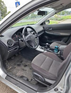 Grey Mazda 6 2005 in Riga, with an engine capacity of 2.30 L and mileage of 176 thousand km for 1500 €, photo 3 on AUTOMOTO.COM.LV