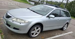 Grey Mazda 6 2005 in Riga, with an engine capacity of 2.30 L and mileage of 176 thousand km for 1500 €, photo 5 on AUTOMOTO.COM.LV