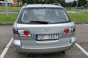 Grey Mazda 6 2005 in Riga, with an engine capacity of 2.30 L and mileage of 176 thousand km for 1500 €, photo 7 on AUTOMOTO.COM.LV