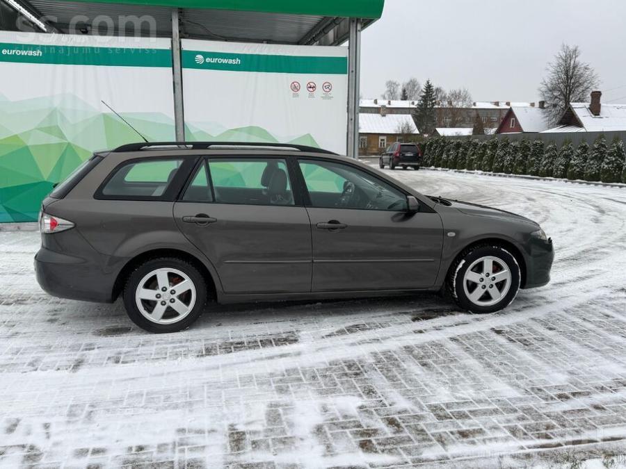 Grey Mazda 6 2006 in Ludza, with an engine capacity of 2.00 L and mileage of 243 thousand km for 2350 €, photo 5 on AUTOMOTO.COM.LV