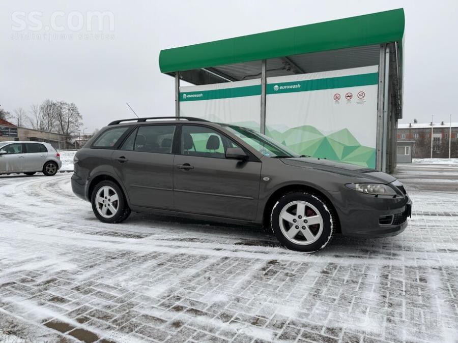 Grey Mazda 6 2006 in Ludza, with an engine capacity of 2.00 L and mileage of 243 thousand km for 2350 €, photo 6 on AUTOMOTO.COM.LV