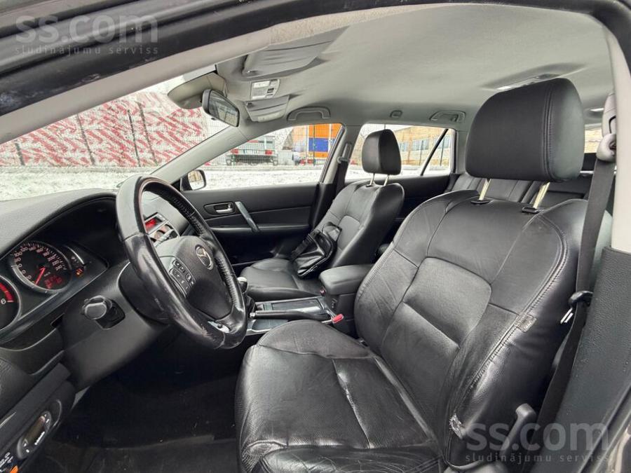 Grey Mazda 6 2006 in Ludza, with an engine capacity of 2.00 L and mileage of 243 thousand km for 2350 €, photo 14 on AUTOMOTO.COM.LV
