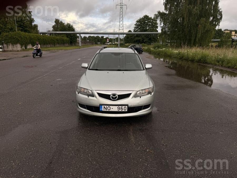 Pelēks Mazda 6 2006 Rīga, ar dzinēja tilpumu 2.00 L un nobraukumu 269 tūkst. km par 1550 €, foto 1 vietnē AUTOMOTO.COM.LV