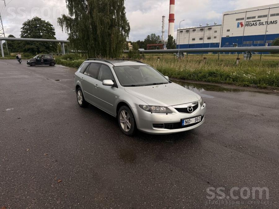 Pelēks Mazda 6 2006 Rīga, ar dzinēja tilpumu 2.00 L un nobraukumu 269 tūkst. km par 1550 €, foto 4 vietnē AUTOMOTO.COM.LV