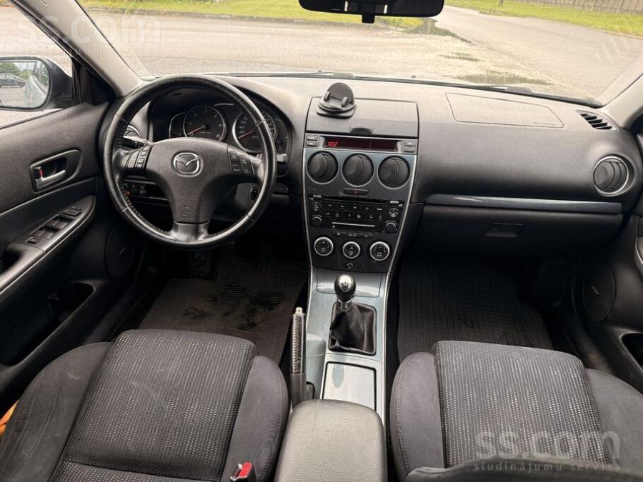 Pelēks Mazda 6 2006 Rīga, ar dzinēja tilpumu 2.00 L un nobraukumu 269 tūkst. km par 1550 €, foto 9 vietnē AUTOMOTO.COM.LV