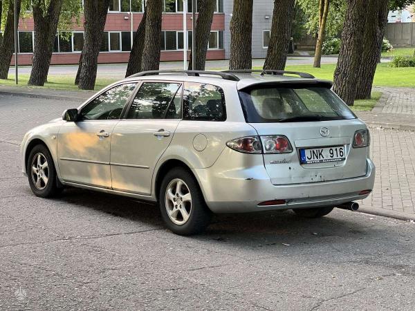 Grey Mazda 6 2007 in Klaipeda, with an engine capacity of 2.00 L and mileage of 300 thousand km for 850 €, photo 4 on AUTOMOTO.COM.LV