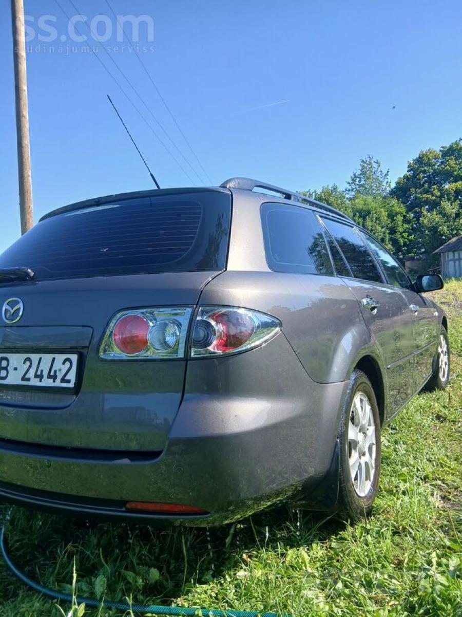 Серый Мазда 6 2007 в Кулдига, объемом двигателя 2.00 л и пробегом 210 тыс. км за 1200 €, фото 1 на AUTOMOTO.COM.LV