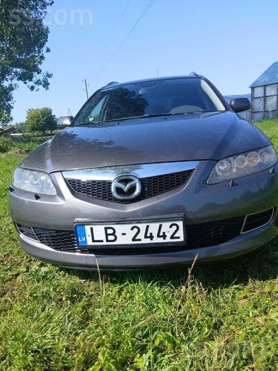 Серый Мазда 6 2007 в Кулдига, объемом двигателя 2.00 л и пробегом 210 тыс. км за 1200 €, фото 6 на AUTOMOTO.COM.LV
