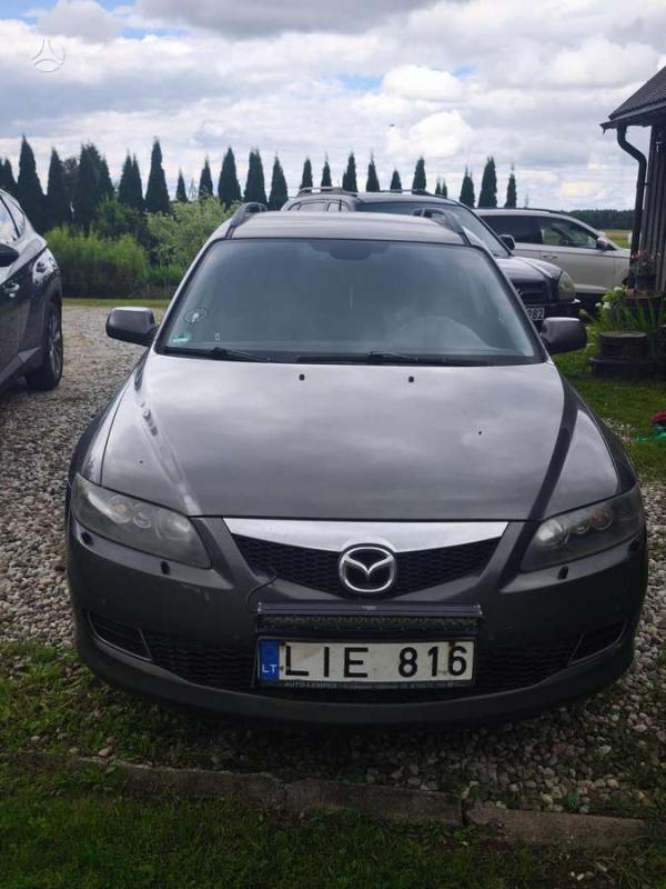 Pelēks Mazda 6 2007 Šilalė, ar dzinēja tilpumu 2.26 L un nobraukumu 333 tūkst. km par 750 €, foto 2 vietnē AUTOMOTO.COM.LV