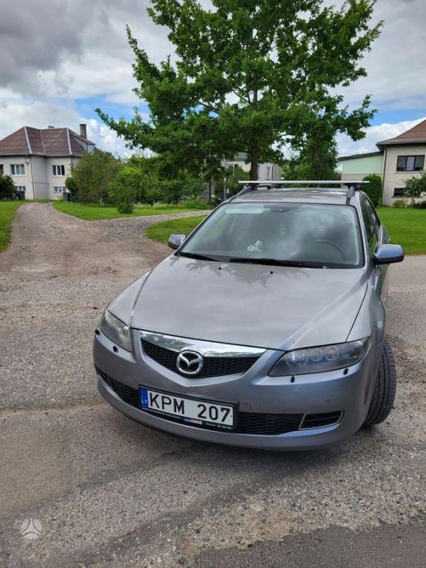 Pelēks Mazda 6 2007 Kauņa, ar dzinēja tilpumu 2.00 L un nobraukumu 306 tūkst. km par 1000 €, foto 2 vietnē AUTOMOTO.COM.LV