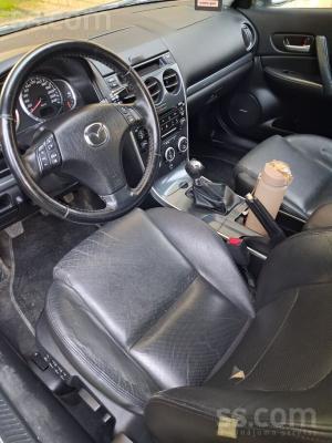 Pelēks Mazda 6 2007 Alūksne, ar dzinēja tilpumu 2.00 L un nobraukumu 311 tūkst. km par 1400 €, foto 5 vietnē AUTOMOTO.COM.LV