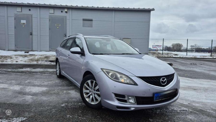 Pelēks Mazda 6 2008 Klaipėda, ar dzinēja tilpumu 2.00 L un nobraukumu 318 tūkst. km par 1499 €, foto 1 vietnē AUTOMOTO.COM.LV