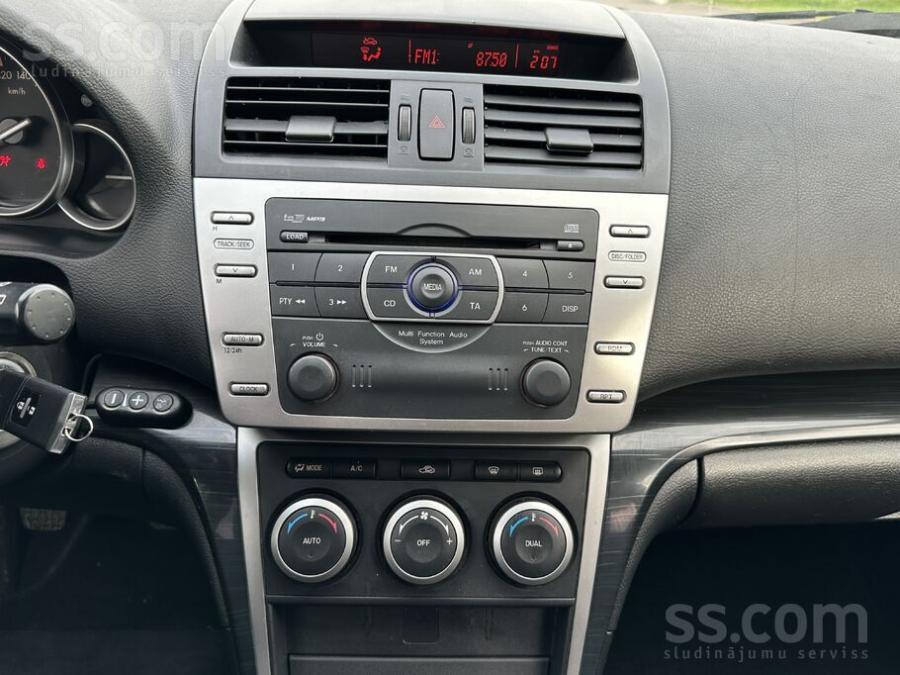 Grey Mazda 6 2008 in Daugavpils, with an engine capacity of 2.00 L and mileage of 317 thousand km for 2200 €, photo 15 on AUTOMOTO.COM.LV