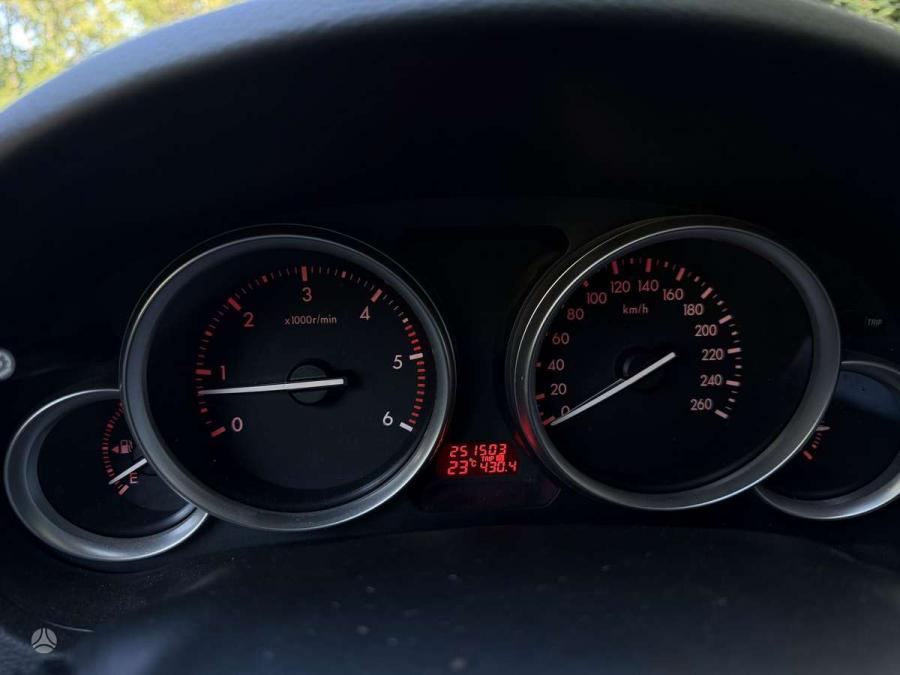 Grey Mazda 6 2008 in Vilnius, with an engine capacity of 2.00 L and mileage of 252 thousand km for 999 €, photo 15 on AUTOMOTO.COM.LV