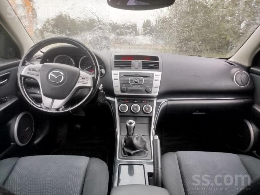 Grey Mazda 6 2008 in Liepaja, with an engine capacity of 2.00 L and mileage of 354 thousand km for 2000 €, photo 6 on AUTOMOTO.COM.LV