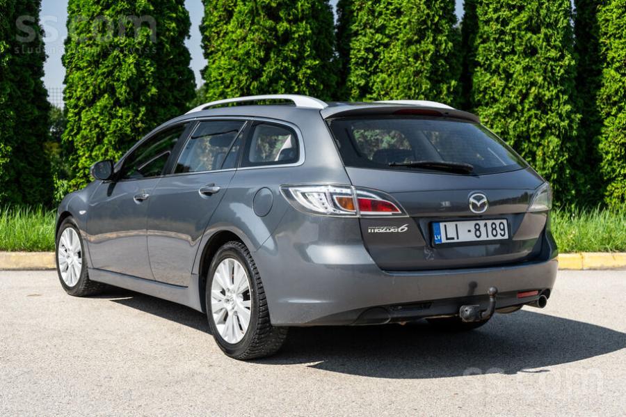 Grey Mazda 6 2009 in Jelgava, with an engine capacity of 2.00 L and mileage of 381 thousand km for 1900 €, photo 5 on AUTOMOTO.COM.LV