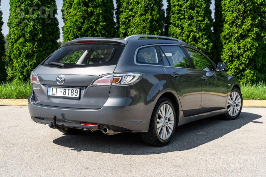 Grey Mazda 6 2009 in Jelgava, with an engine capacity of 2.00 L and mileage of 381 thousand km for 1900 €, photo 7 on AUTOMOTO.COM.LV