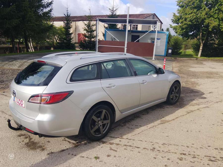Pelēks Mazda 6 2009 Šilalė, ar dzinēja tilpumu 1.80 L un nobraukumu 400 tūkst. km par 1200 €, foto 4 vietnē AUTOMOTO.COM.LV