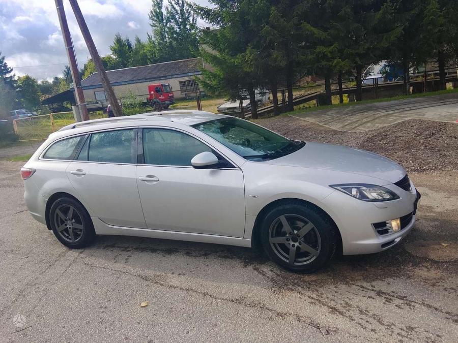Pelēks Mazda 6 2009 Šilalė, ar dzinēja tilpumu 1.80 L un nobraukumu 400 tūkst. km par 1200 €, foto 5 vietnē AUTOMOTO.COM.LV