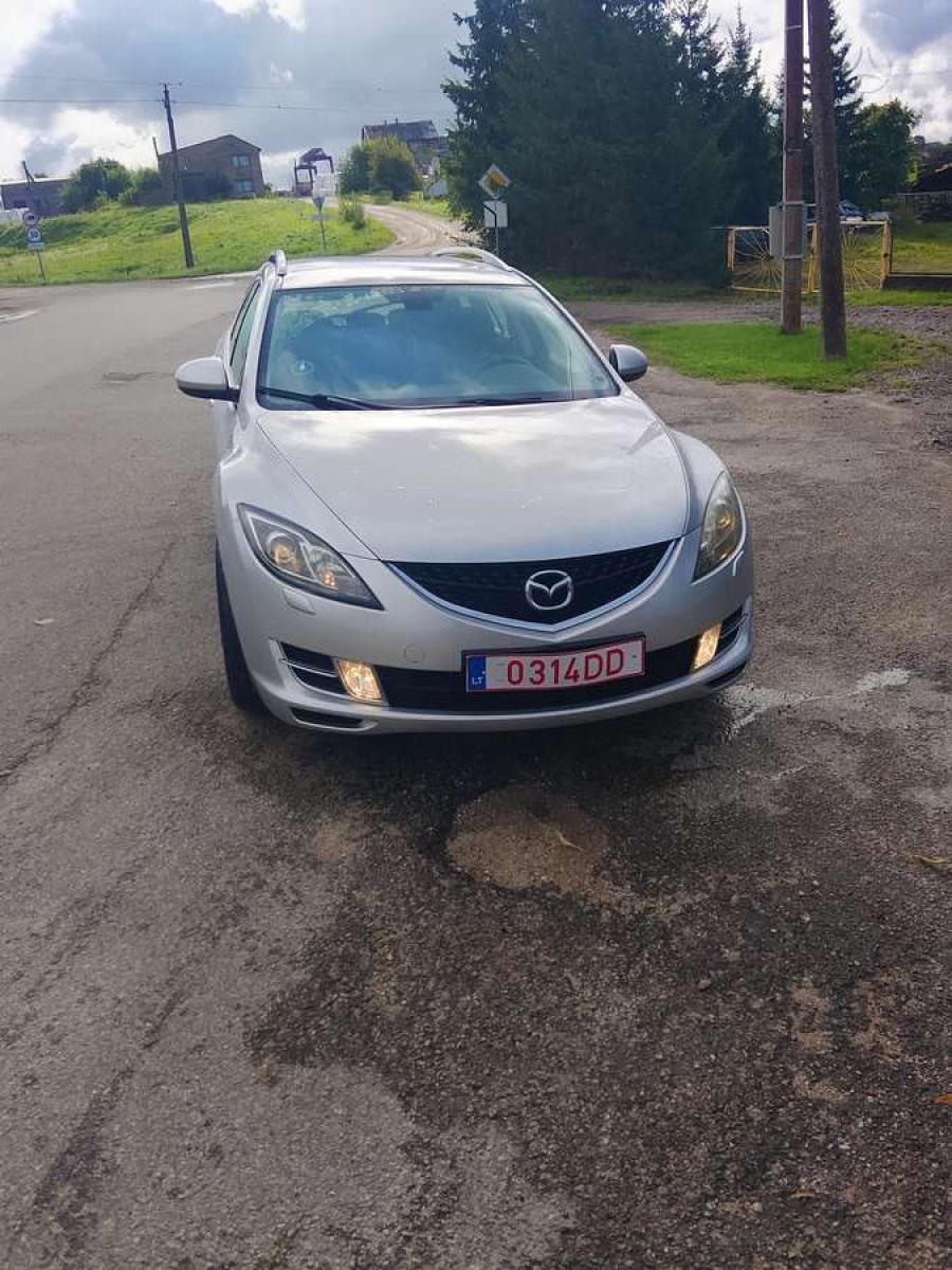 Pelēks Mazda 6 2009 Šilalė, ar dzinēja tilpumu 1.80 L un nobraukumu 400 tūkst. km par 1200 €, foto 6 vietnē AUTOMOTO.COM.LV