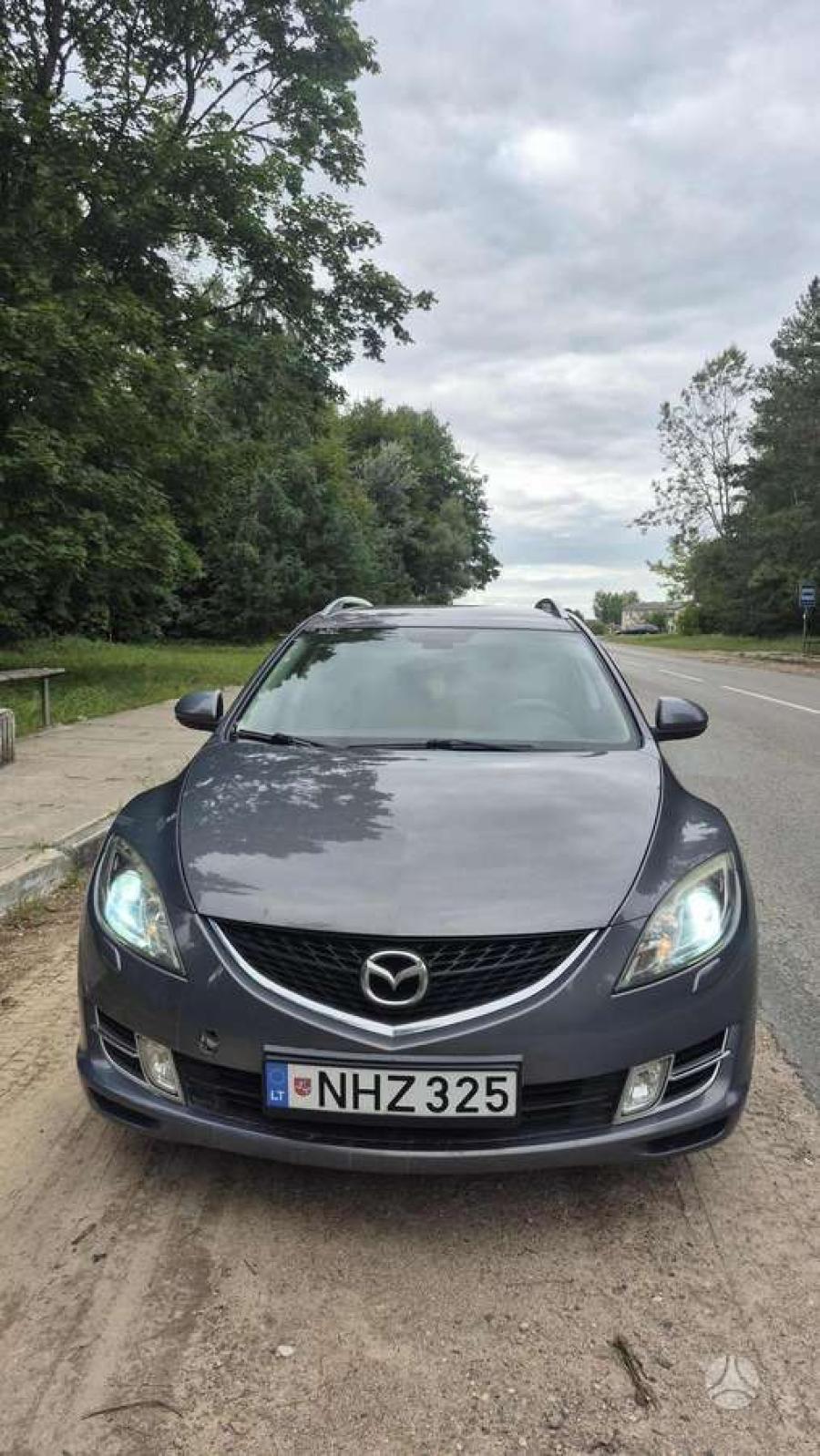 Pelēks Mazda 6 2009 Akmenė, ar dzinēja tilpumu 2.20 L un nobraukumu 275 tūkst. km par 2000 €, foto 7 vietnē AUTOMOTO.COM.LV