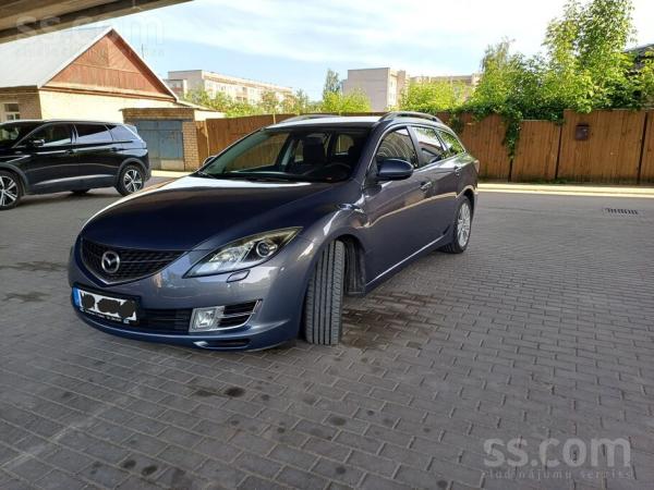Pelēks Mazda 6 2009 Daugavpils, ar dzinēja tilpumu 2.20 L un nobraukumu 250 tūkst. km par 2800 €, foto 5 vietnē AUTOMOTO.COM.LV