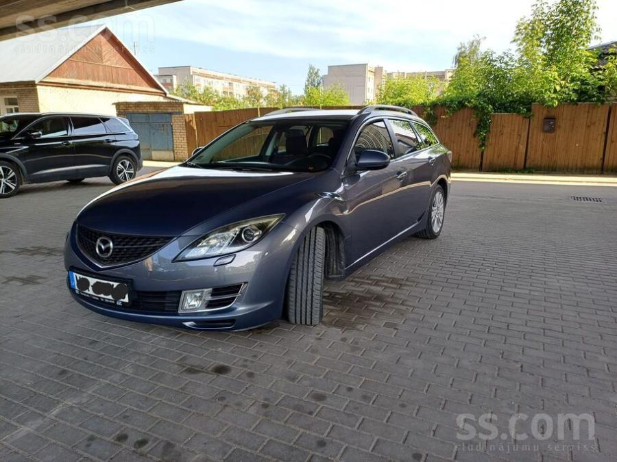 Pelēks Mazda 6 2009 Daugavpils, ar dzinēja tilpumu 2.20 L un nobraukumu 250 tūkst. km par 2800 €, foto 5 vietnē AUTOMOTO.COM.LV
