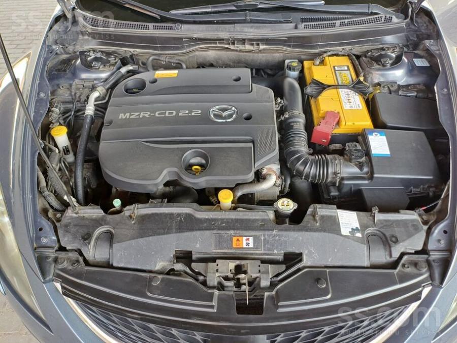 Pelēks Mazda 6 2009 Daugavpils, ar dzinēja tilpumu 2.20 L un nobraukumu 250 tūkst. km par 2800 €, foto 7 vietnē AUTOMOTO.COM.LV