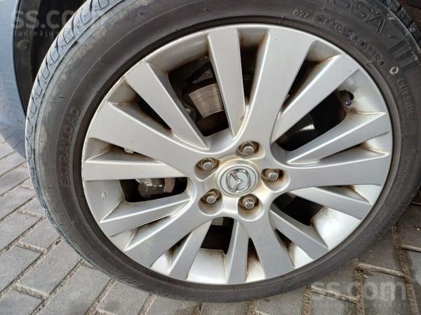 Pelēks Mazda 6 2009 Daugavpils, ar dzinēja tilpumu 2.20 L un nobraukumu 250 tūkst. km par 2800 €, foto 8 vietnē AUTOMOTO.COM.LV