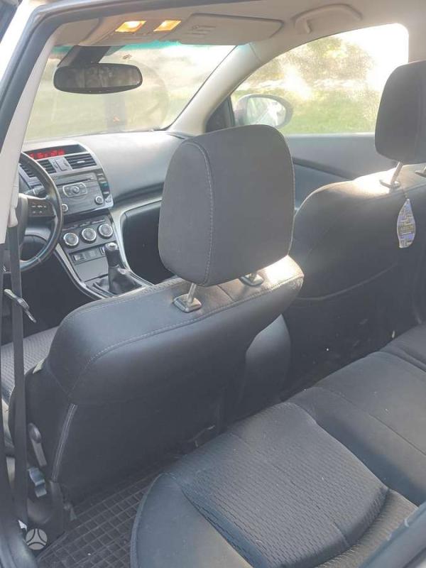 Pelēks Mazda 6 2010 Alīta, ar dzinēja tilpumu 2.18 L un nobraukumu 267 tūkst. km par 690 €, foto 7 vietnē AUTOMOTO.COM.LV