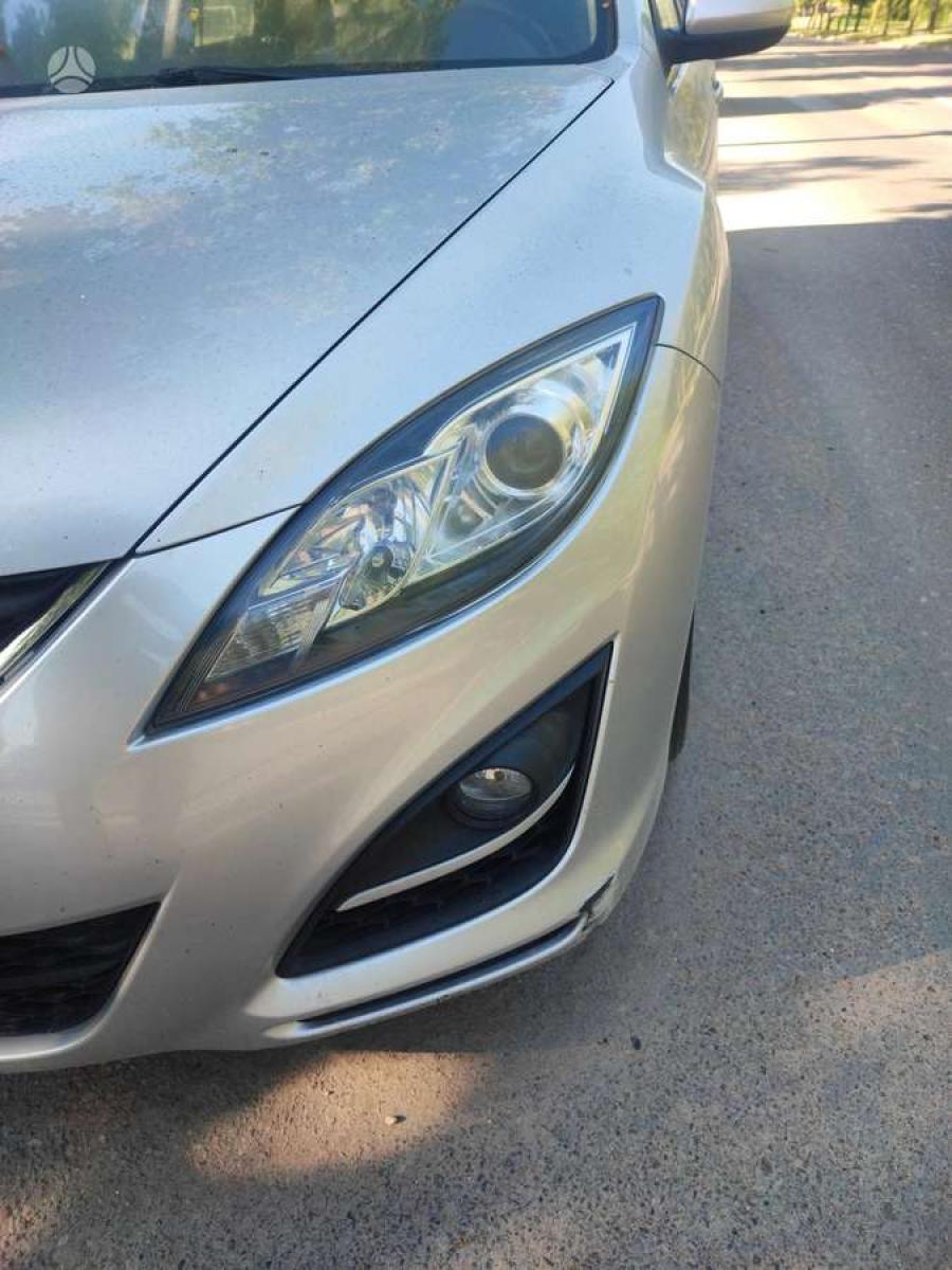 Pelēks Mazda 6 2010 Alīta, ar dzinēja tilpumu 2.18 L un nobraukumu 267 tūkst. km par 648 €, foto 8 vietnē AUTOMOTO.COM.LV