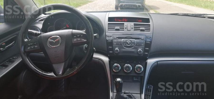 Pelēks Mazda 6 2011 Rīga, ar dzinēja tilpumu 2.20 L un nobraukumu 280 tūkst. km par 3100 €, foto 6 vietnē AUTOMOTO.COM.LV