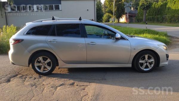Grey Mazda 6 2011 in Jurmala, with an engine capacity of 2.20 L and mileage of 284 thousand km for 3150 €, photo 7 on AUTOMOTO.COM.LV