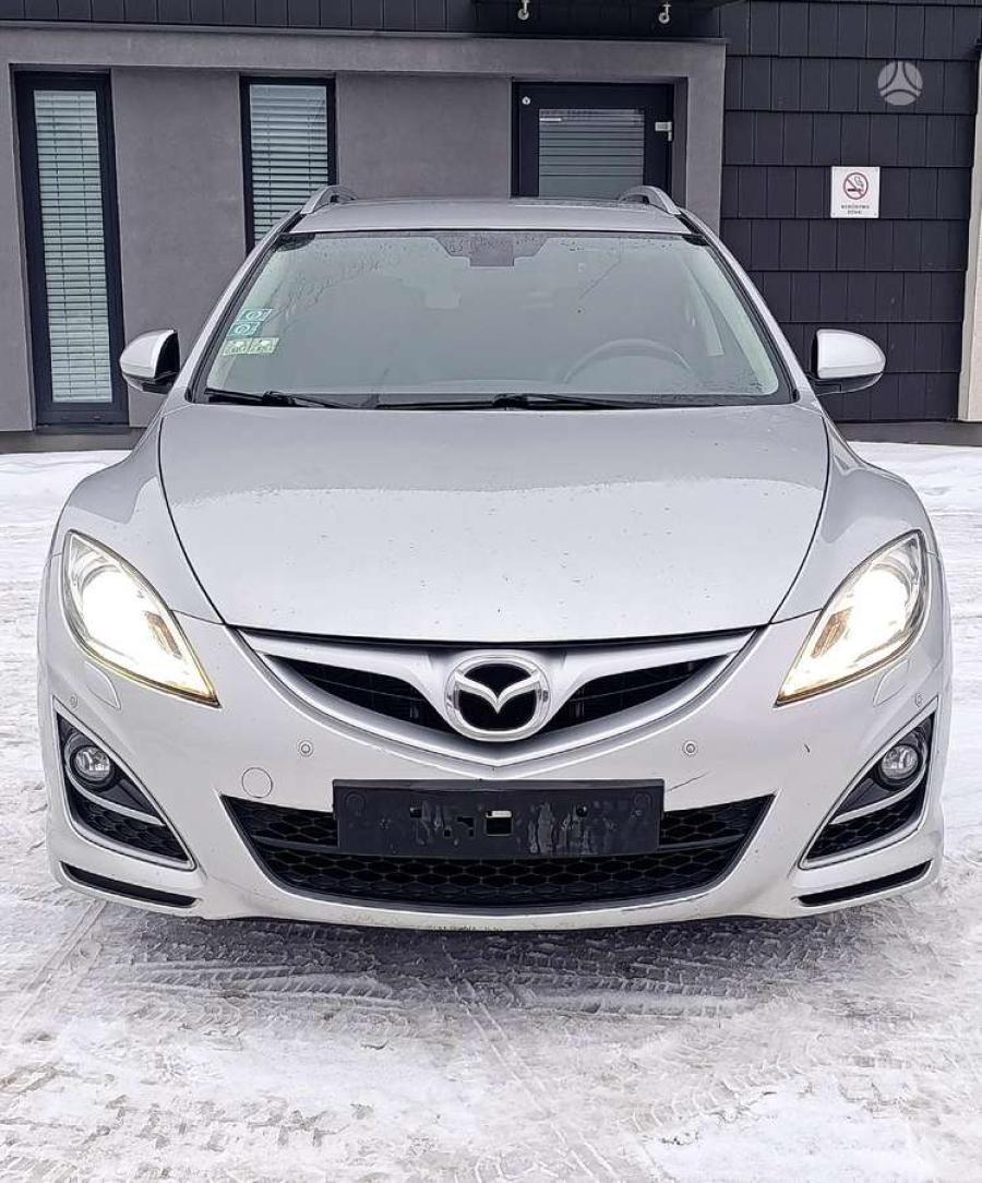 Grey Mazda 6 2012 in Kaunas, with an engine capacity of 2.20 L and mileage of 291 thousand km for 2500 €, photo 5 on AUTOMOTO.COM.LV