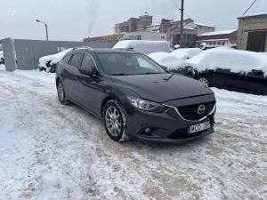 Pelēks Mazda 6 2013 Kauņa, ar dzinēja tilpumu 2.18 L un nobraukumu 178 tūkst. km par 2900 €, foto  vietnē AUTOMOTO.COM.LV