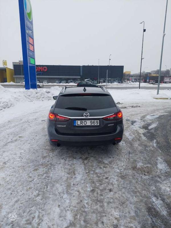 Pelēks Mazda 6 2013 Kauņa, ar dzinēja tilpumu 2.18 L un nobraukumu 274 tūkst. km par 4700 €, foto 8 vietnē AUTOMOTO.COM.LV