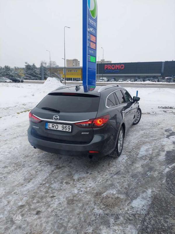Pelēks Mazda 6 2013 Kauņa, ar dzinēja tilpumu 2.18 L un nobraukumu 274 tūkst. km par 4700 €, foto 9 vietnē AUTOMOTO.COM.LV