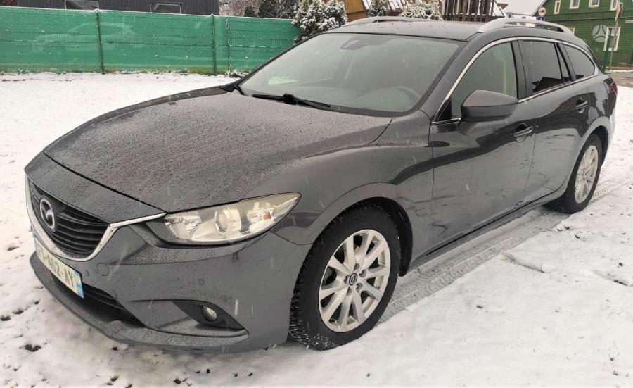 Pelēks Mazda 6 2013 Tauragė, ar dzinēja tilpumu 2.18 L un nobraukumu 203 tūkst. km par 5299 €, foto 1 vietnē AUTOMOTO.COM.LV
