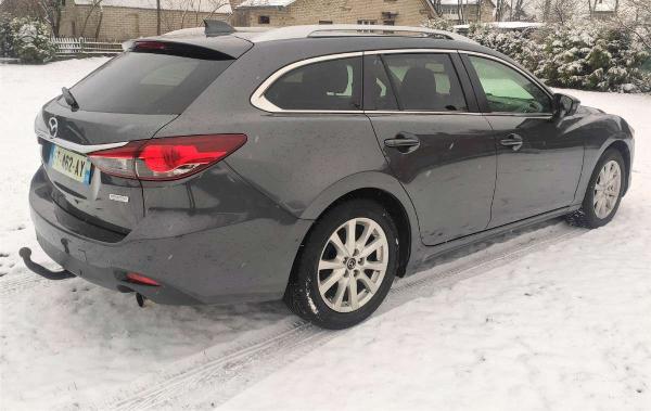 Grey Mazda 6 2013 in Taurage, with an engine capacity of 2.18 L and mileage of 203 thousand km for 5299 €, photo 2 on AUTOMOTO.COM.LV