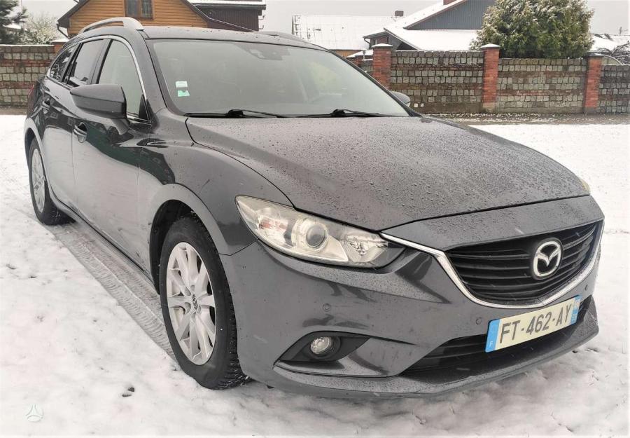 Pelēks Mazda 6 2013 Tauragė, ar dzinēja tilpumu 2.18 L un nobraukumu 203 tūkst. km par 5299 €, foto 3 vietnē AUTOMOTO.COM.LV