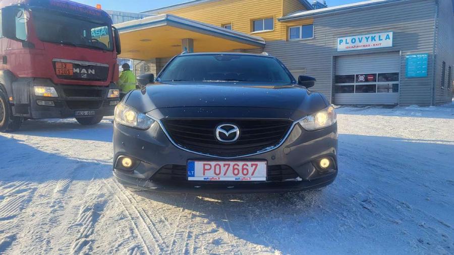 Pelēks Mazda 6 2013 Šauļi, ar dzinēja tilpumu 2.18 L un nobraukumu 275 tūkst. km par 5249 €, foto 3 vietnē AUTOMOTO.COM.LV