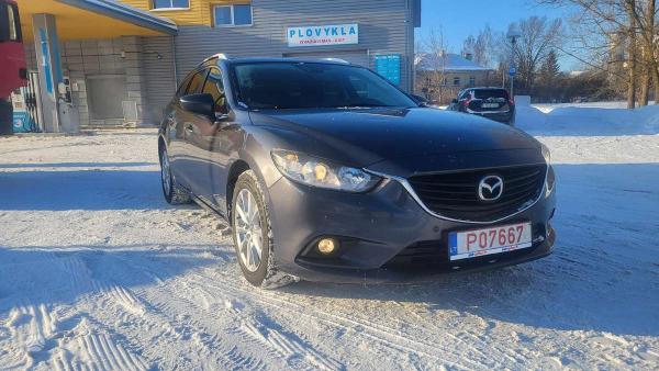 Pelēks Mazda 6 2013 Šauļi, ar dzinēja tilpumu 2.18 L un nobraukumu 275 tūkst. km par 5249 €, foto 4 vietnē AUTOMOTO.COM.LV