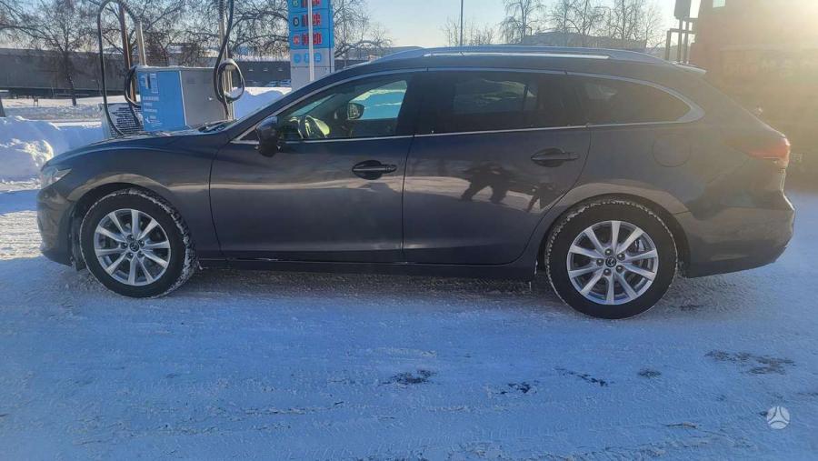 Pelēks Mazda 6 2013 Šauļi, ar dzinēja tilpumu 2.18 L un nobraukumu 275 tūkst. km par 5249 €, foto 6 vietnē AUTOMOTO.COM.LV