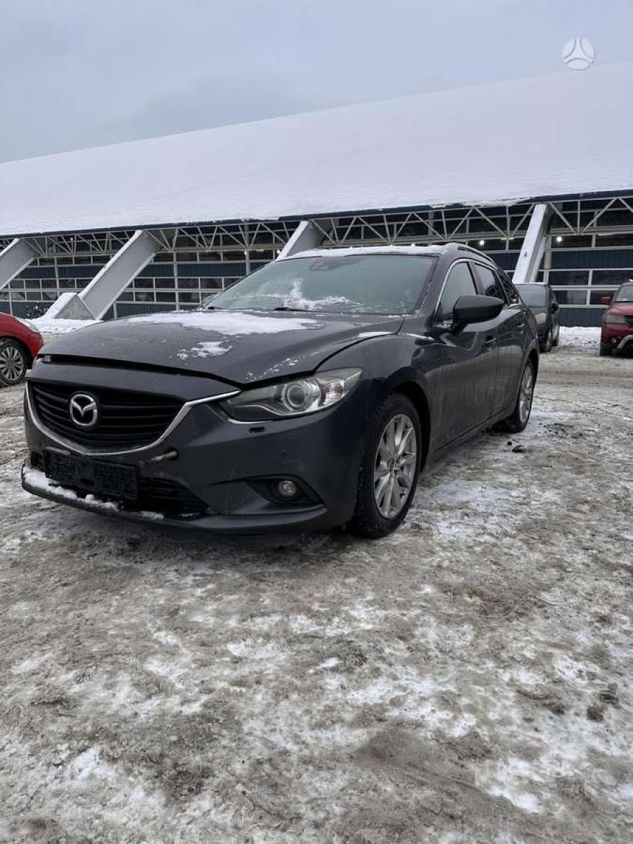 Grey Mazda 6 2013 in Vilnius, with an engine capacity of 2.20 L and mileage of 176 thousand km for 3400 €, photo 1 on AUTOMOTO.COM.LV