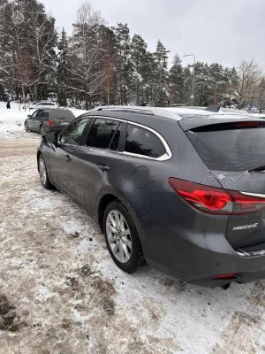 Grey Mazda 6 2013 in Vilnius, with an engine capacity of 2.20 L and mileage of 176 thousand km for 3400 €, photo 6 on AUTOMOTO.COM.LV